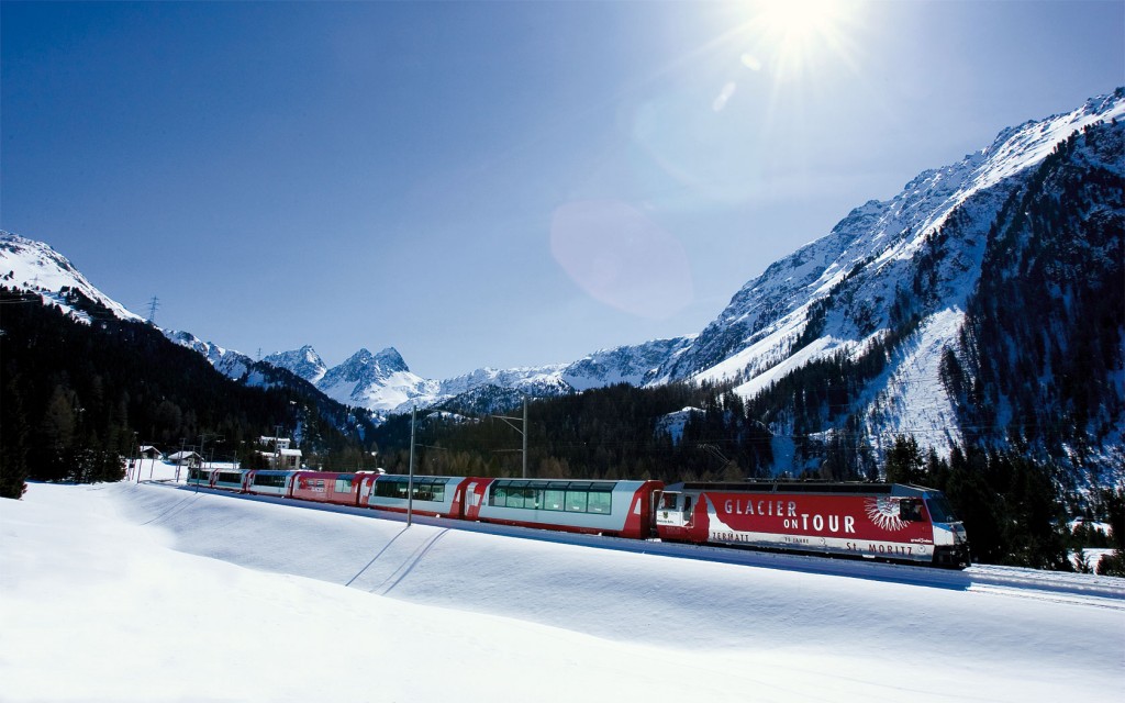 The Glacier Express: Exploring Winter Wonderlands by Rail